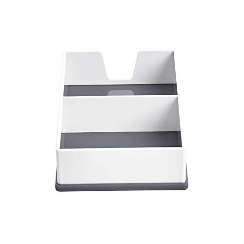 Amazon Basics Sticky Note Holder - Grey and White