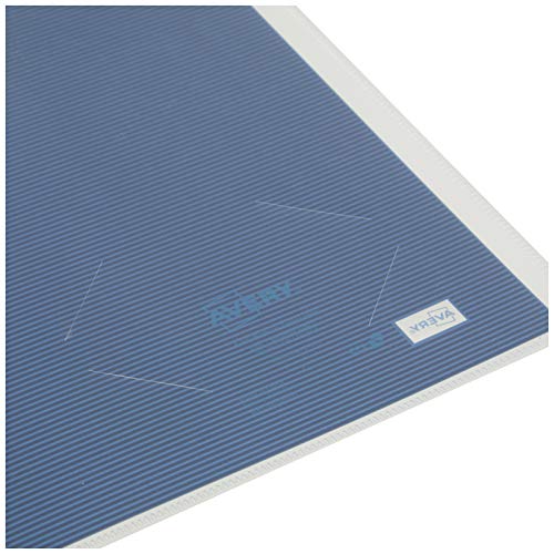 Avery Flexi-View 3 Ring Binder, 1 Inch Round Rings, 1 Navy Blue Binder (17685)