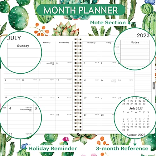 2023 Planner - Planner 2023, 2023 Planner Weekly and Monthly with Printed Tabs, Jan. 2023-Dec. 2023, 8'' × 10'', Monthly Printed Tabs, Twin-Wire Binding, Perfect for Home Office Using