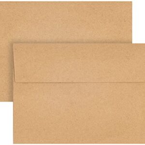 50 Pack Kraft Envelopes 4 x 6 Inch Brown Envelopes,A4 Envelopes, Card Envelopes, Kraft Paper Envelopes, Invitation Envelopes, Postcard Envelopes