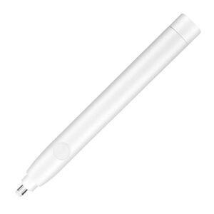 Amazon Basics Electric Eraser, With 90 Eraser Refills, Battery Operated Eraser, Ideal for Sketching, Drawing, Drafting, Architectural Plans, White