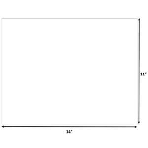 ArtSkills 11" x 14" Poster Board School and Craft Supplies, 5-Pack, White