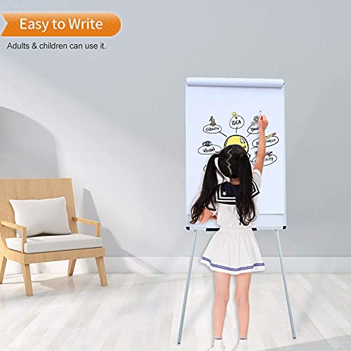 VIZ-PRO Whiteboard Easel, 36 x 24 Inches, Portable Dry Erase Board Height Adjustable for School Office and Home