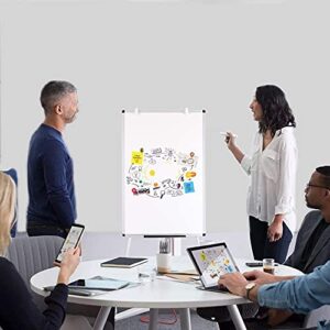 VIZ-PRO Whiteboard Easel, 36 x 24 Inches, Portable Dry Erase Board Height Adjustable for School Office and Home