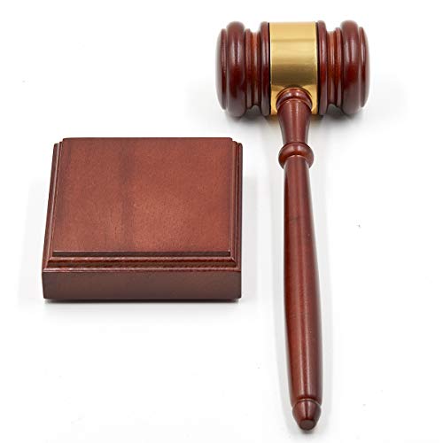 Gavels Fast Wooden Gavel and Sound Block for Judge Lawyer Auction