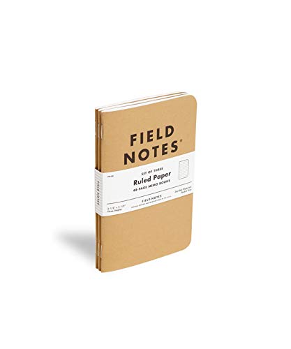 Field Notes: Original Kraft 3-Pack - Ruled Paper - 48 Pages - 3.5" x 5.5"