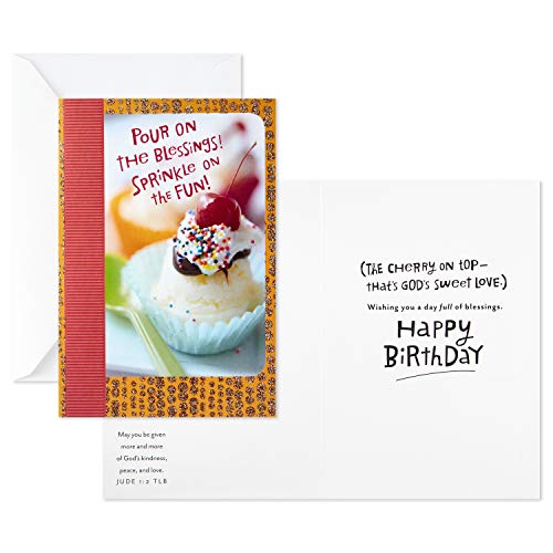 Dayspring Assorted Religious Birthday Cards (Christian Blessings, 12 Cards and Envelopes)