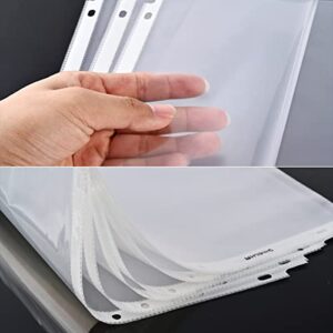 Sheet Protectors,400 Page,Page Protector 8.5" x 11" ，Upgraded Thick Material,for 3 Ring Binder, Top Loading Paper Protector with Reinforced Holes,Holds Multiple Sheets，Letter Size, …