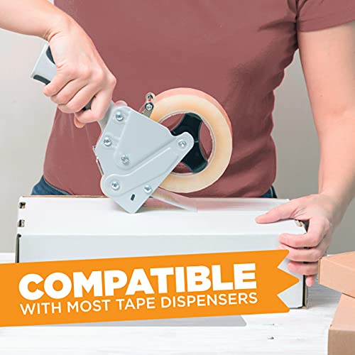 Tape King Clear Packing Tape - 60 Yards Per Roll (6 Refill Rolls) - 2 Inch Wide Stronger 2.7mil, Heavy Duty Sealing Adhesive Industrial Depot Tapes for Moving Packaging Shipping, Office & Storage