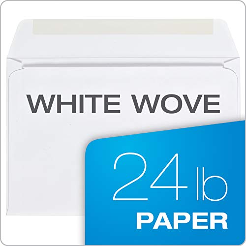 Columbian 6" x 9" Booklet Envelopes, Gummed Seal, for Mailing or Storage, 24 lb White Wove, 100 per Box (COLO915)