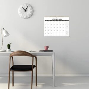 Calendar 2023-2024 - Wall Calendar 2023-2024 with To Do & Notes, 18 Months Wall Calendar from Jan 2023 - Jun 2024,15”x 11.5”, Daily Blocks with Julian Dates, Golden Twin-Wire Binding, Thick Paper Perfect for Organizing & Planning