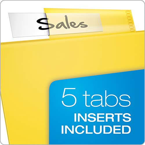 Oxford Expanding Plastic Binder Dividers, Flexible Front Pockets Expand 1/4", 5 Tab, Insertable Multicolor Tabs, Letter Size, 3 Sets (89604)