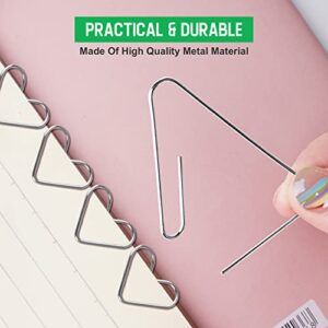 DIYSELF Paper Clips, 200 Pcs Small Paper Clips, Paperclip for Documents and Papers, Durable and Rust-Resistant Paperclips for Office, Paper Clips Small, Mini Paper Clips, 1.1-inch Paperclips Office