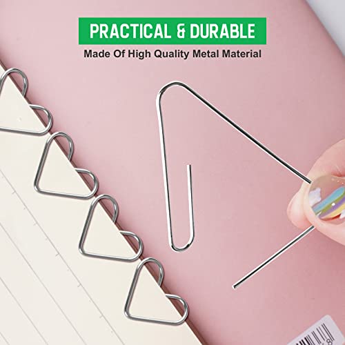 DIYSELF Paper Clips, 200 Pcs Small Paper Clips, Paperclip for Documents and Papers, Durable and Rust-Resistant Paperclips for Office, Paper Clips Small, Mini Paper Clips, 1.1-inch Paperclips Office