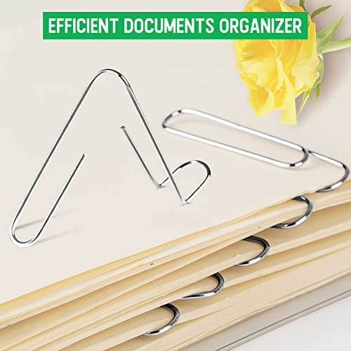 DIYSELF Paper Clips, 200 Pcs Small Paper Clips, Paperclip for Documents and Papers, Durable and Rust-Resistant Paperclips for Office, Paper Clips Small, Mini Paper Clips, 1.1-inch Paperclips Office