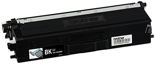 Brother Genuine TN433BK High Yield Toner-Retail Packaging , Black, 1 Size