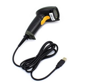 wonenice usb laser barcode scanner wired handheld bar code scanner reader black