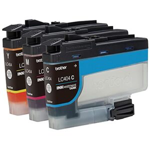 Brother LC4043PKS 3 Pack of Standard Yield Cyan, Magenta and Yellow -Ink -Cartridges