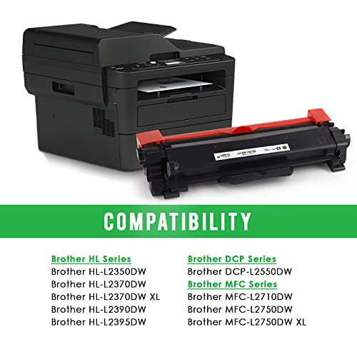 LINKYO Compatible Toner Cartridge Replacement for Brother TN760 TN-760 High Yield TN730 (4-Pack, Design P1)