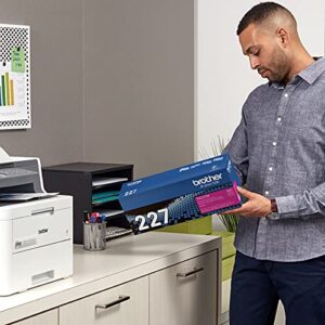 Brother Genuine TN227M, High Yield Toner Cartridge, Replacement Magenta Toner, Page Yield Up to 2,300 Pages, TN227, Amazon Dash Replenishment Cartridge