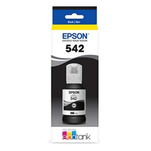 epson t542 ecotank ink ultra-high capacity bottle black (t542120-s) for select epson ecotank printers