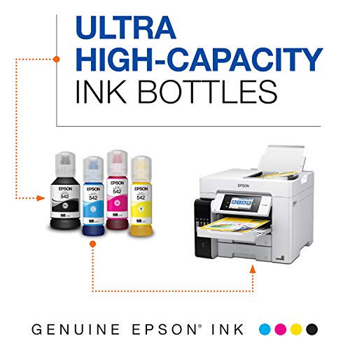 EPSON T542 EcoTank Ink Ultra-high Capacity Bottle Black (T542120-S) for select Epson EcoTank Printers