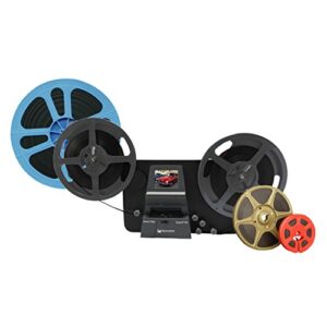 wolverine 8mm & super 8 reels to digital moviemaker pro film digitizer, film scanner, 8mm film scanner, black (mm100pro)