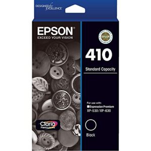 EPSON T410 Claria Premium - -Ink Standard Capacity (T410020-S) for select Epson Expression Premium Printers, Black