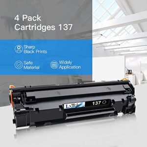 LxTek Compatible Toner Cartridge Replacement for Canon 137 Toner cartridg CRG137 CRG 137 9435B001AA to use with imageclass d570 mf236n mf232w mf216n mf244dw mf242dw mf232w ,2 Black