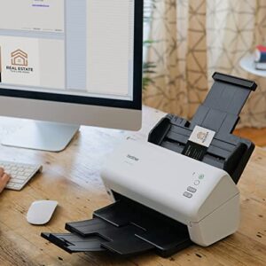 Brother ADS-3100 High-Speed Desktop Scanner | Compact with Scan Speeds of Up to 40ppm