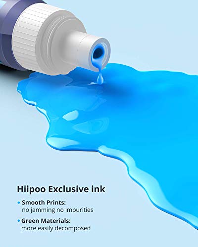 Hiipoo Compatible T502 502 (Not for Sublimation) Ink Refill Bottles for Ecotank ET-2750 ET2760 ET-2803 ET-3750 ET-4750 ET-3760 ET-4760 ET-2850 ET-4850 ET-3700 ET-3710 ET-15000 ET-2800 ST-4000 Printer