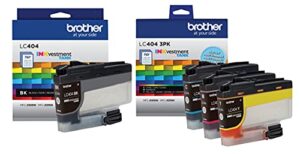 brother 4-color ink cartridge set, lc404