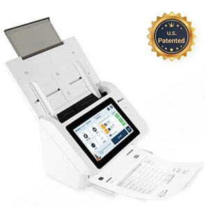 Raven Original Document Scanner - Huge Touchscreen, Color Duplex Feeder (ADF), Wireless Scanning to Cloud, WiFi, Ethernet, USB, Home or Office Desktop (2nd Gen)