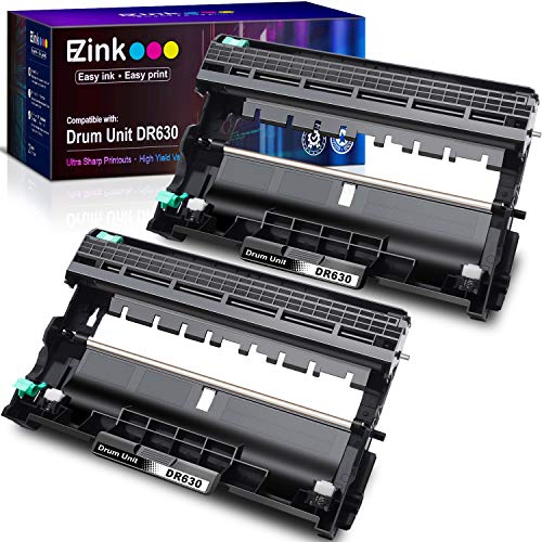 E-Z Ink (TM Compatible Drum Unit Replacement for Brother DR630 DR 630 to Compatible with DCP-L2520DW DCP-L2540DW HL-L2300D HL-L2305W HL-L2320D HL-L2340DW HL-L2360DW HL-L2380DW HL-L2680W (2 Pack)