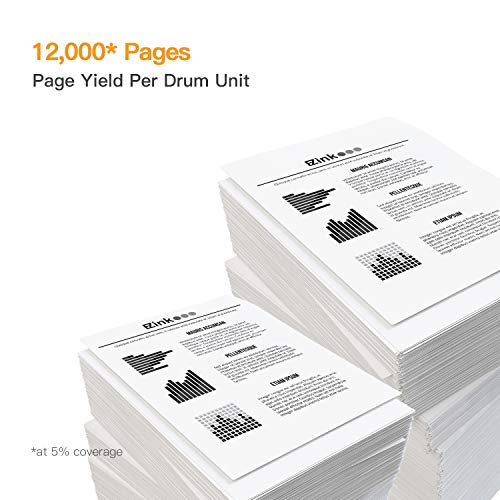 E-Z Ink (TM Compatible Drum Unit Replacement for Brother DR630 DR 630 to Compatible with DCP-L2520DW DCP-L2540DW HL-L2300D HL-L2305W HL-L2320D HL-L2340DW HL-L2360DW HL-L2380DW HL-L2680W (2 Pack)