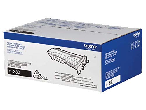 Brother Genuine TN-880 (TN880) Super High Yield Black Laser Toner -Cartridge 2-Pack