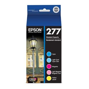 epson t277 claria photo hd ink standard capacity 5 color cartridge combo pack (t277920-s) for select epson expression printers