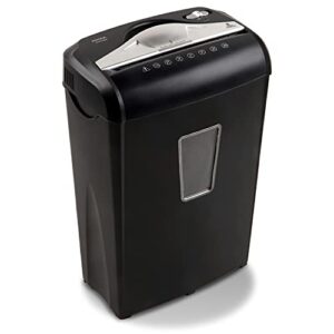 Aurora AU870MA High-Security 8-Sheet Micro-Cut Paper Credit Card Shredder Black