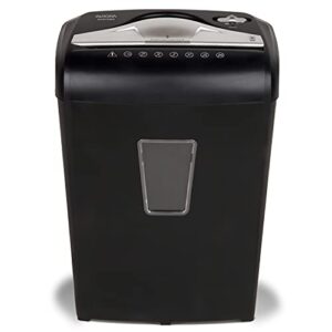 Aurora AU870MA High-Security 8-Sheet Micro-Cut Paper Credit Card Shredder Black