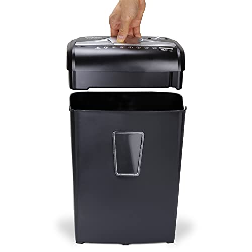 Aurora AU870MA High-Security 8-Sheet Micro-Cut Paper Credit Card Shredder Black