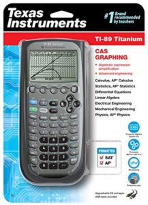 texas instruments ti-89 titanium graphing calculator (packaging may differ)