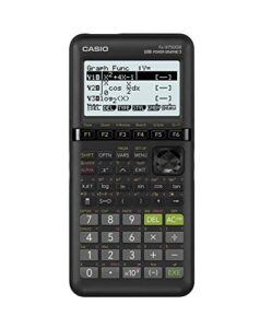 casio fx-9750giii, standard graphing calculator, python and natural text book display, black