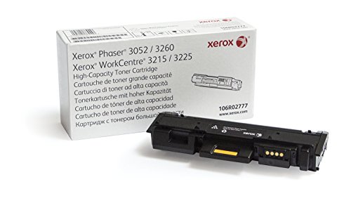 Xerox Phaser 3260/ Workcentre 3225 Black High Capacity Toner-Cartridge (3,000 Pages) - 106R02777