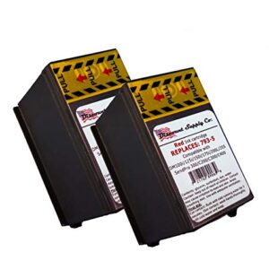 2-Pack Compatibe 793-5 Red Ink Cartridge for P700, DM100i, DM125i, DM150i, DM175i, DM200L, DM225 Postage Meters