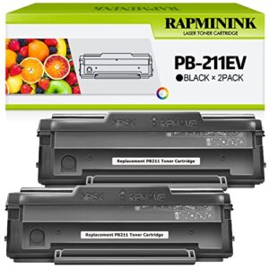 rapminink replacement for pantum pb-211 pb-211ev compatible toner cartridge for pantum m6602nw p2500w p2502w m6550nw m6600nw m6552nw series printer-2 pack