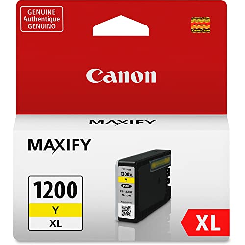 Canon PGI-1200XL Yellow Ink Tank Compatible to Printer MB2120, MB2720, B2020, MB2320