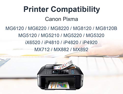 Miss Deer Compatible PGI-225 CLI-226 Ink Cartridges Replacement for Canon PGI225 CLI226 for PIXMA iP4920 iX6520 MG5120 MG6120 MG8120 MX892 MG8120B MG5220 Printer 20 Combo Pack (3 Sets + 2 PGI-Black)