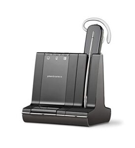 plantronics savi 740 wireless headset system for unified communication (renewed)