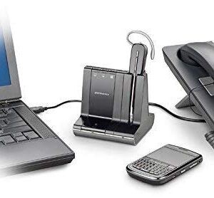 Plantronics Savi 740 Wireless Headset System for Unified Communication (Renewed)