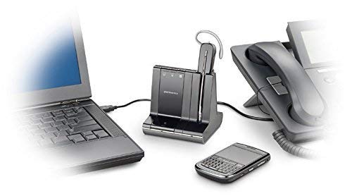 Plantronics Savi 740 Wireless Headset System for Unified Communication (Renewed)